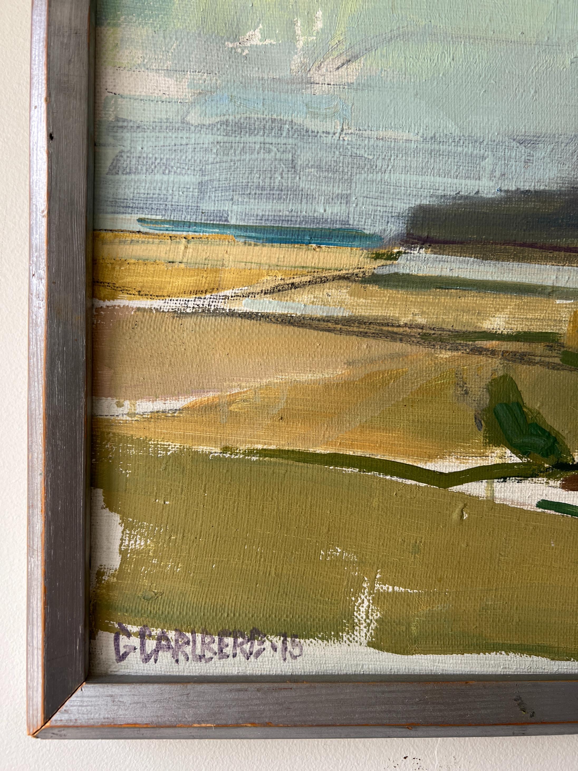 WINTER FIELDS - Vintage, Swedish oil painting by Gösta Carlberg (1975 ...